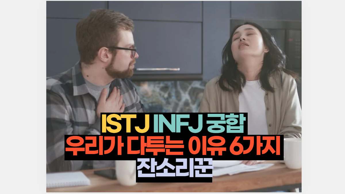 ISTJ INFJ 궁합 우리가 다투는 이유 6가지 잔소리꾼 | 2025